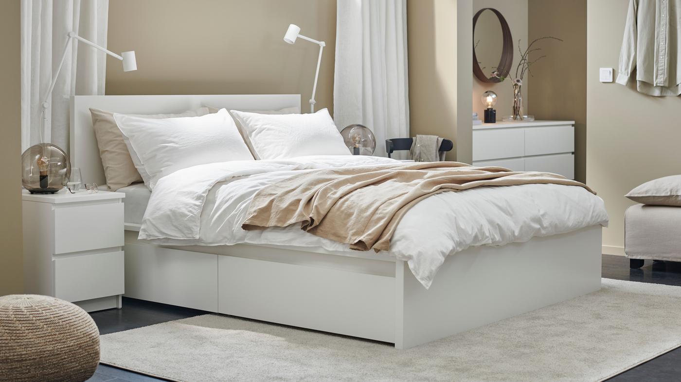 MALM - en serie stilrena sovrumsmöbler och sängar - IKEA