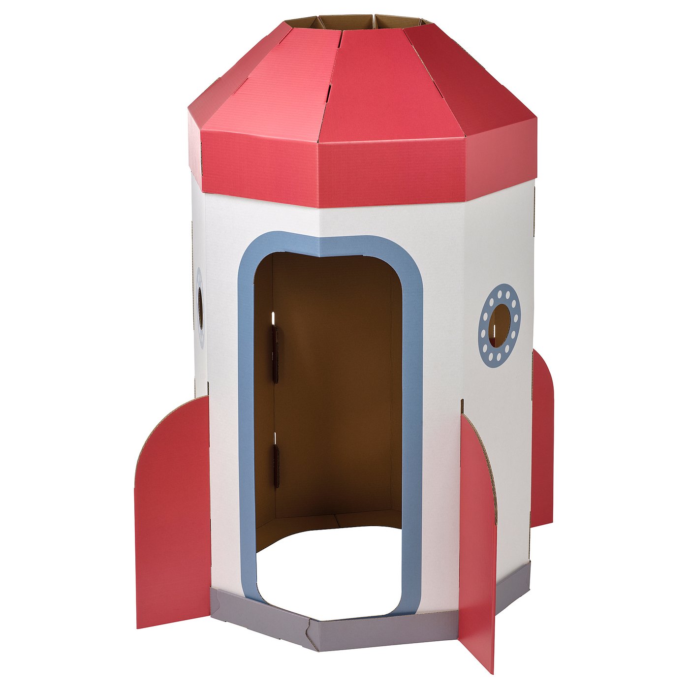 AFTONSPARV children's tent, rocket white/red - IKEA