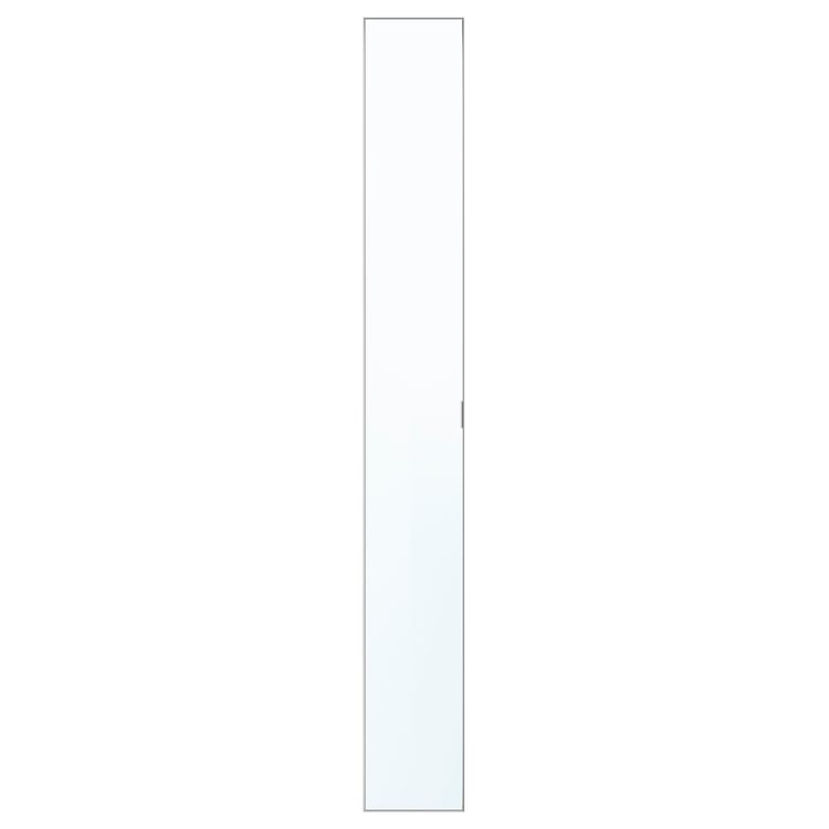 ÅHEIM door with hinges, mirror glass, 25x195 cm - IKEA