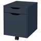 ALEX drawer unit, black-blue, 36x50 cm - IKEA