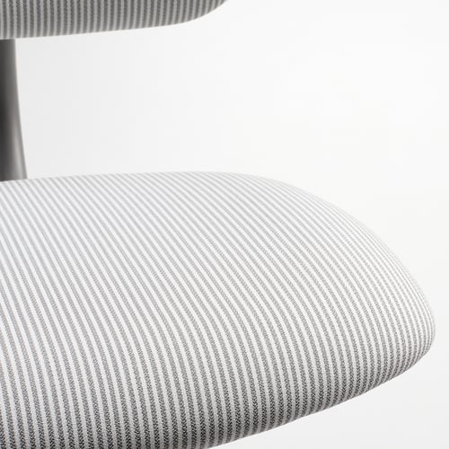 BLECKBERGET swivel chair, Klovsta white/grey - IKEA
