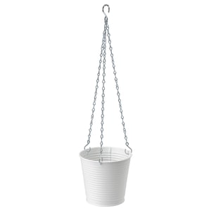 CASHEWÄPPLE Hanging planter, in/outdoor white, 12 cm - IKEA