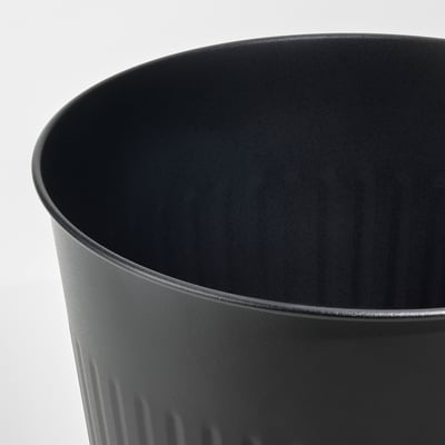 CITRONMELISS plant pot, in/outdoor/anthracite, 24 cm - IKEA