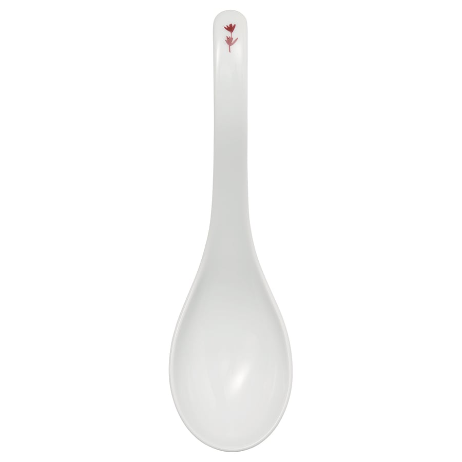 FÖSSTA spoon, white/red - IKEA