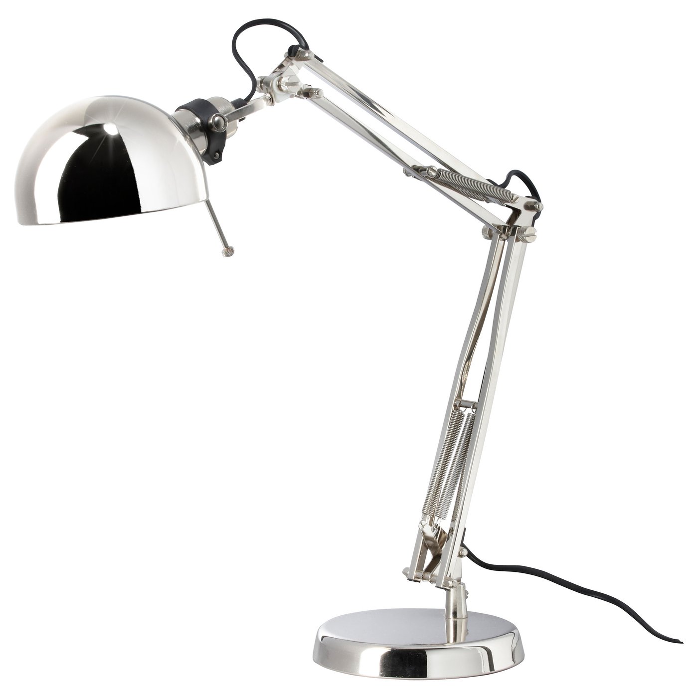 FORSÅ work lamp, nickel-plated - IKEA