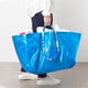 FRAKTA carrier bag, large, blue, 55x37x35 cm/71 l - IKEA