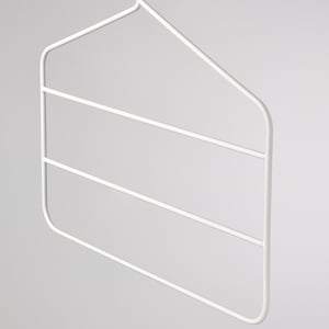 GÅRDSMÄSTARE Trouser/skirt hanger, white - IKEA