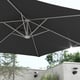 HISSÖ parasol, hanging, anthracite, 300 cm - IKEA