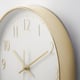 JÄNKIG wall clock, gold-colour, 30 cm - IKEA