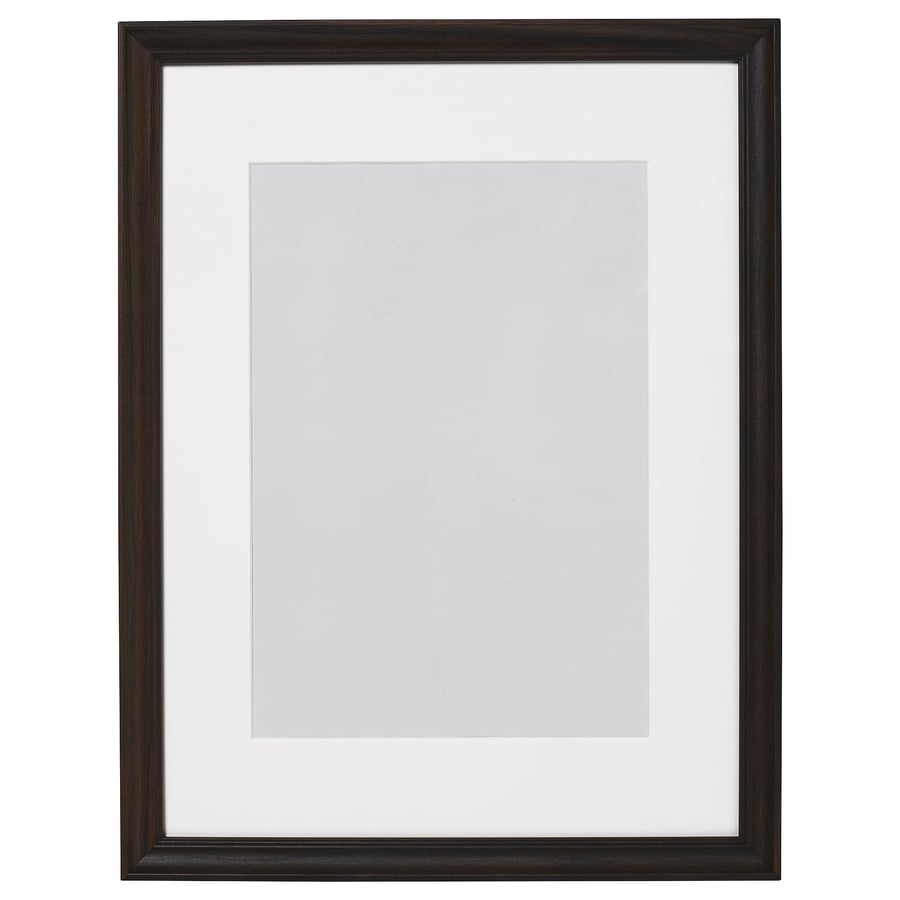 KLOTKÖRSBÄR frame, oak effect/dark brown, 30x40 cm - IKEA