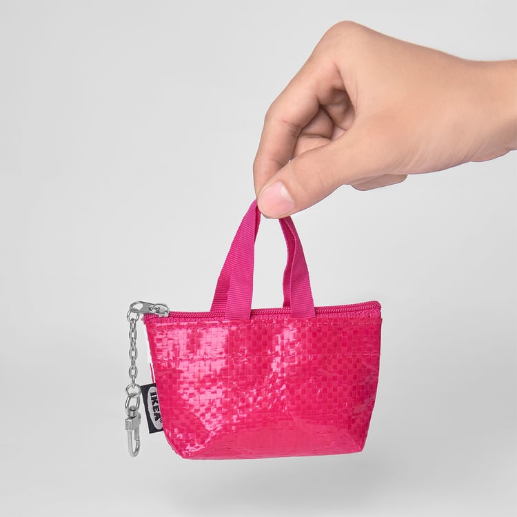 KNÖLIG key ring, small pink, 9x7 cm - IKEA