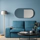 LINDBYN mirror, black, 60x120 cm - IKEA
