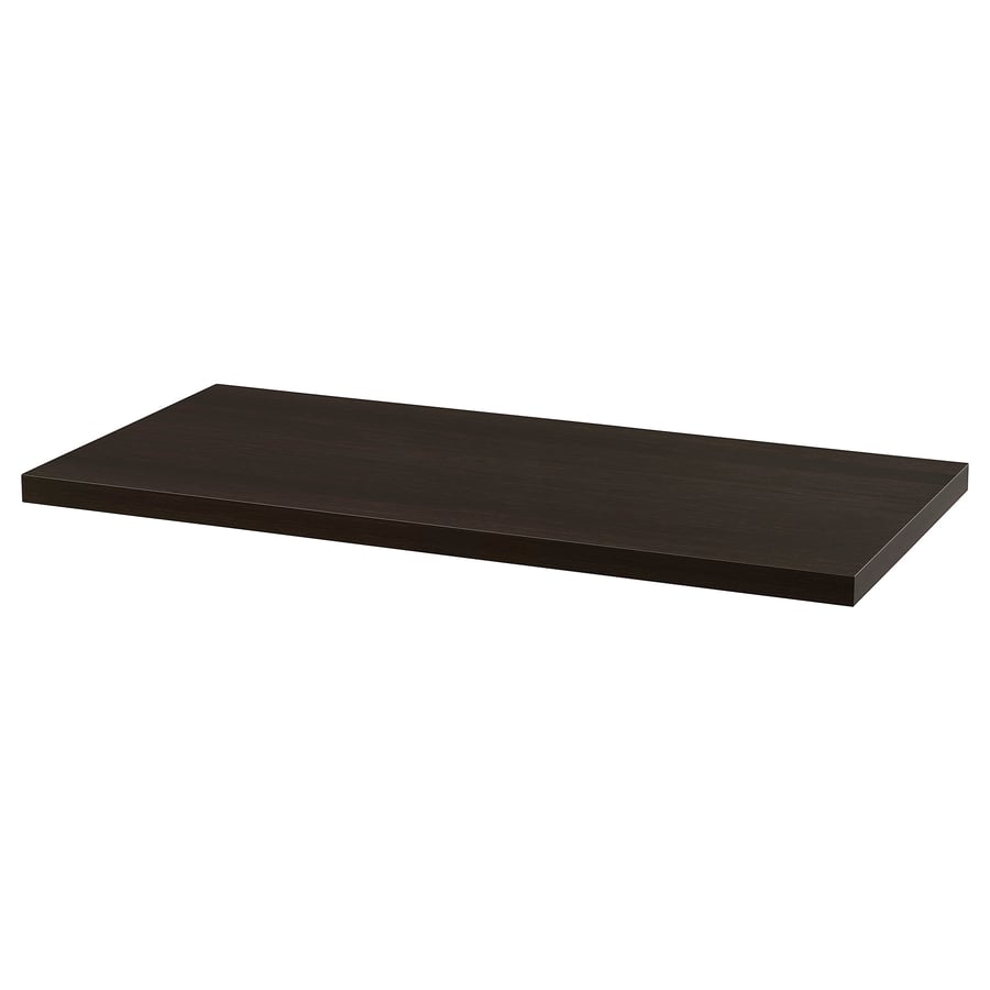 LINNMON table top, black-brown, 100x45 cm - IKEA