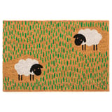LÖGE door mat, multicolour/animal pattern, 40x60 cm - IKEA