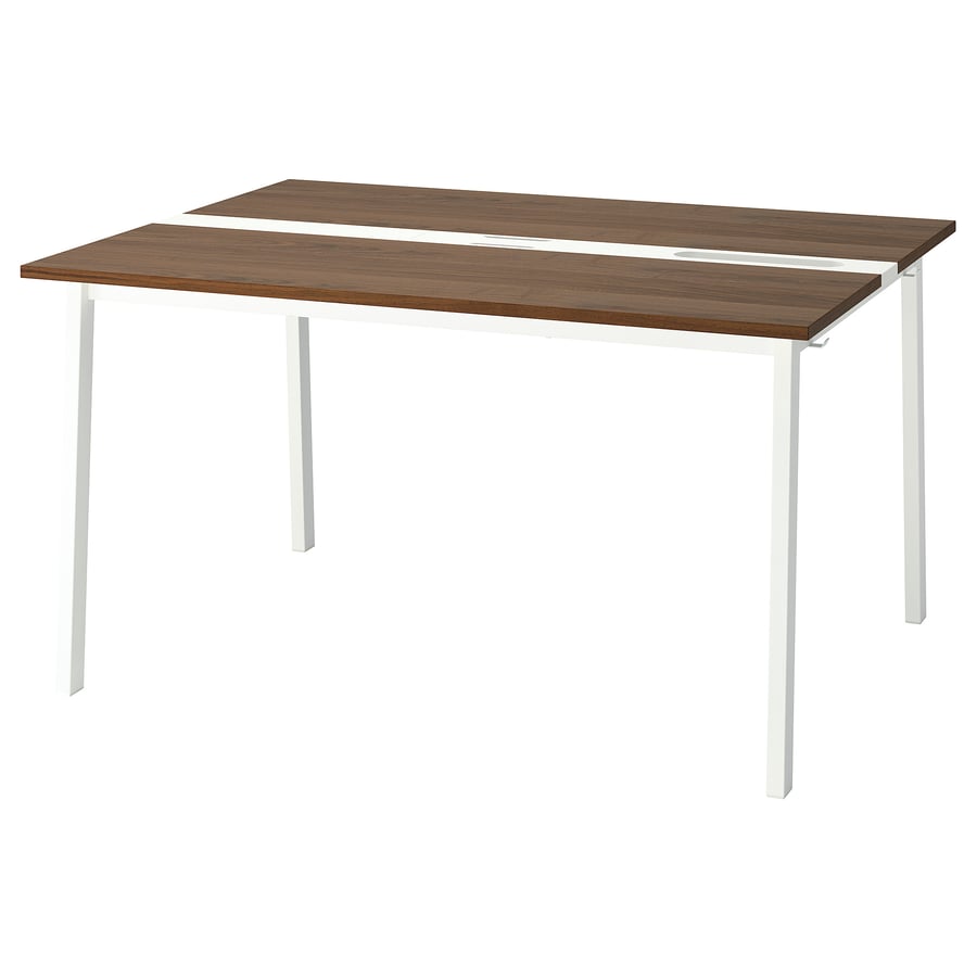 MITTZON table top, walnut veneer, 140x48 cm - IKEA