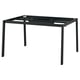MITTZON underframe for conference table, black, 140x108x73 cm - IKEA