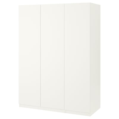 PAX / FORSAND wardrobe, white/white, 150x60x201 cm - IKEA