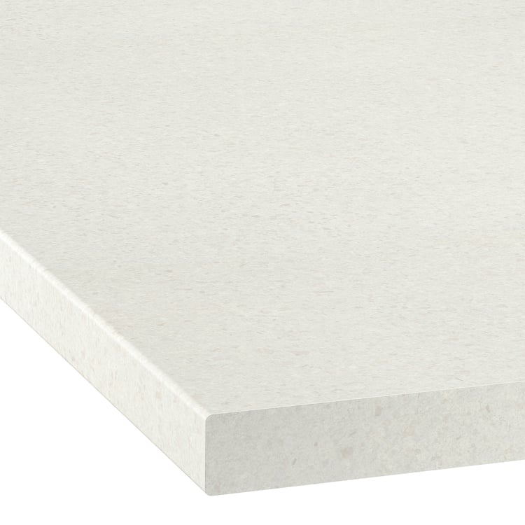 SÄLJAN worktop, white/light grey stone effect/laminate, 186x3.8 cm - IKEA