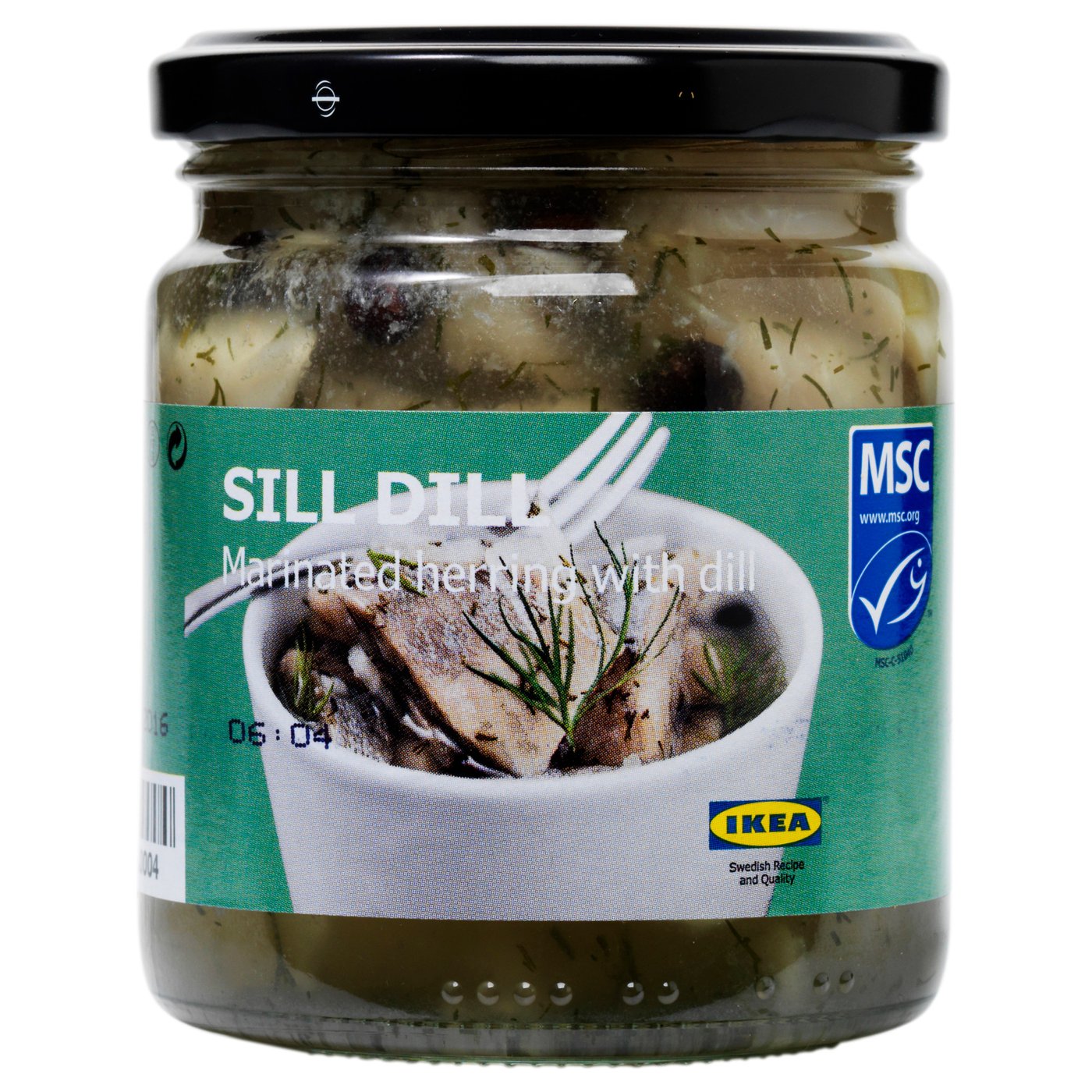 SILL DILL marinated herring with dill, 250 g - IKEA