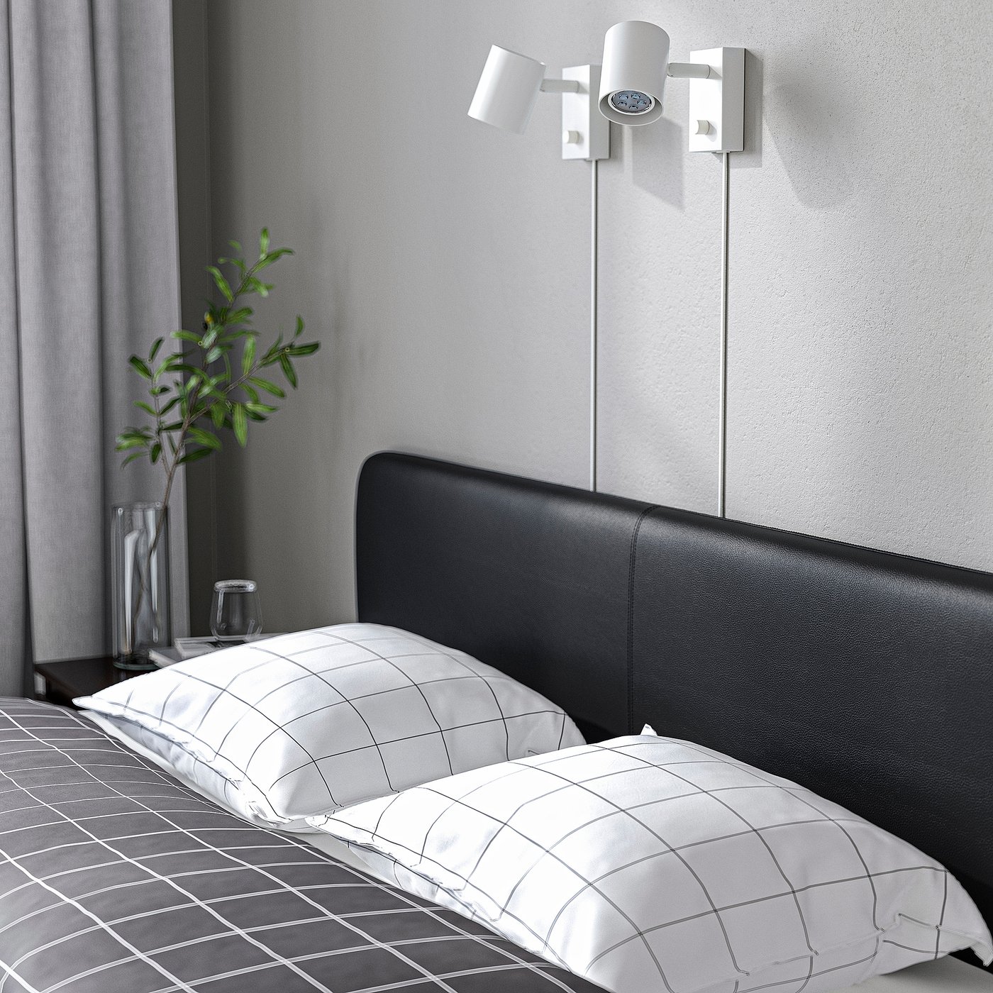 SLATTUM Upholstered Bed Frame, Knisa Light Gray, Twin IKEA | atelier ...