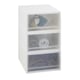 SOPPROT pull-out storage unit, transparent white, 34x46x20.5 cm - IKEA