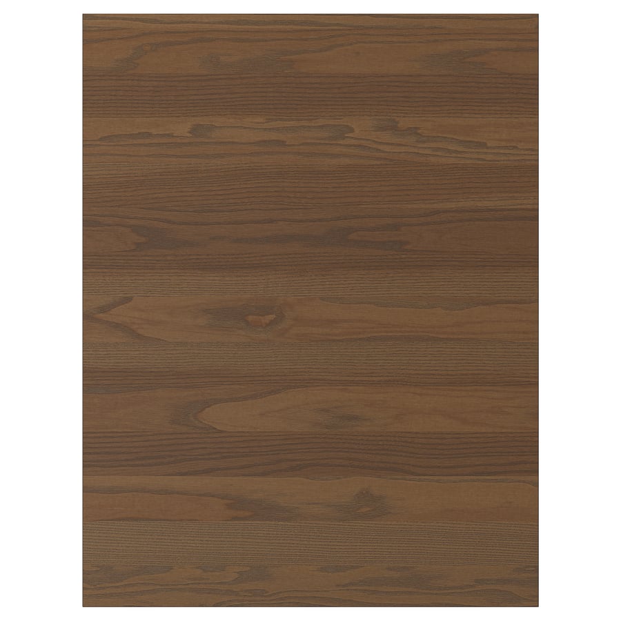 STENSTA cover panel, dark brown ash veneer, 62x80 cm - IKEA