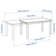 STRANDTORP extendable table, white, 150/205/260x95 cm - IKEA