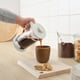 UPPHETTA coffee/tea maker, glass/stainless steel off-white, 1 l - IKEA