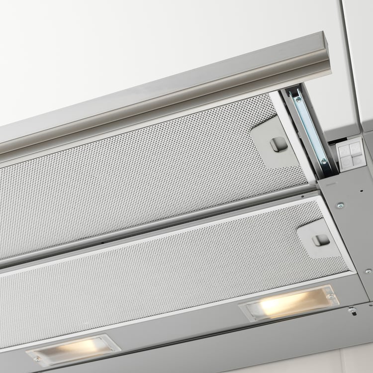 UTDRAG built-in extractor hood, stainless steel, 60 cm - IKEA