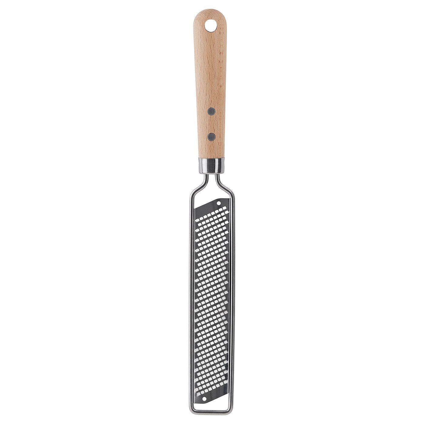 VARDAGEN zester with handle, stainless steel/beech, 33 cm - IKEA
