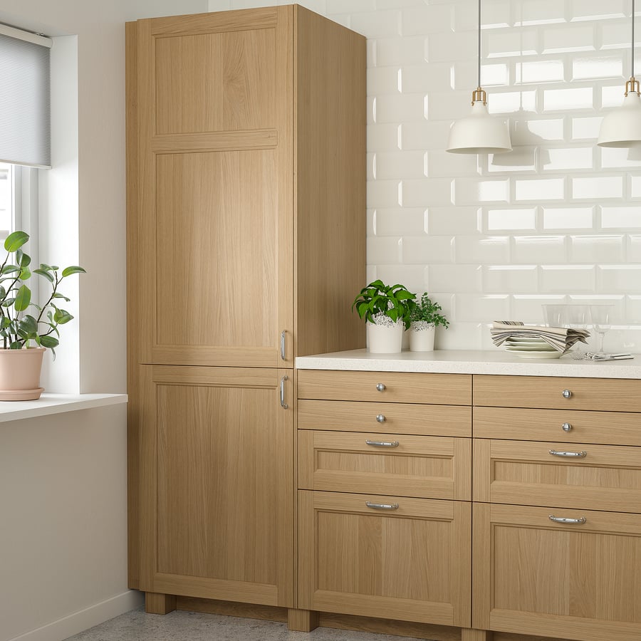 VEDHAMN door, oak, 60x60 cm - IKEA