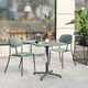VISINGSÖ / VISINGSÖ table and 2 chairs, outdoor deep green/deep green ...
