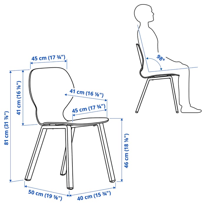 SKÅLSTA stolička, dubová dyha/profilovaný kov/čiernosivá - IKEA