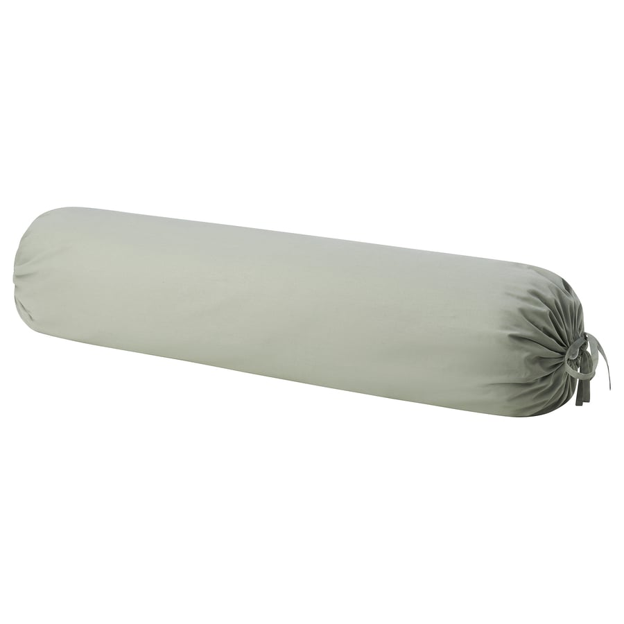 DVALA bolster case, grey-green, 38x110 cm - IKEA