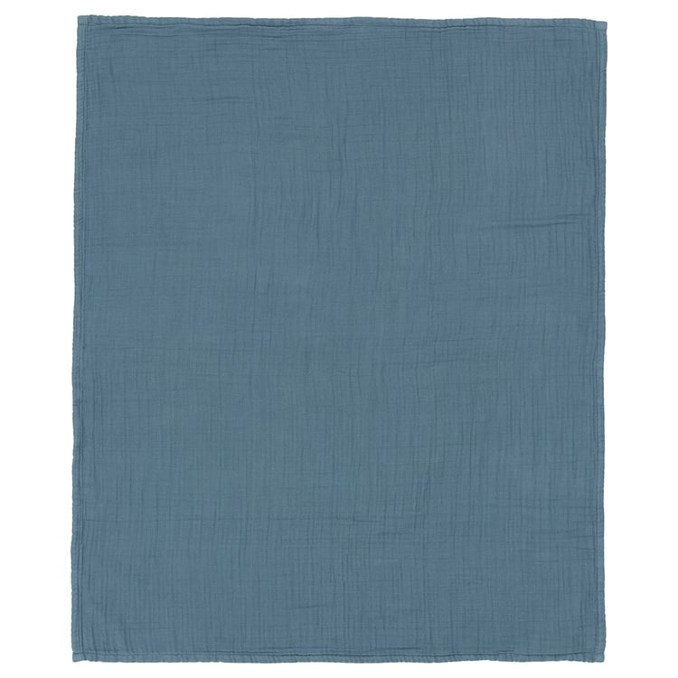 GULDVÄVARE blanket, blue/white dotted, 80x100 cm - IKEA