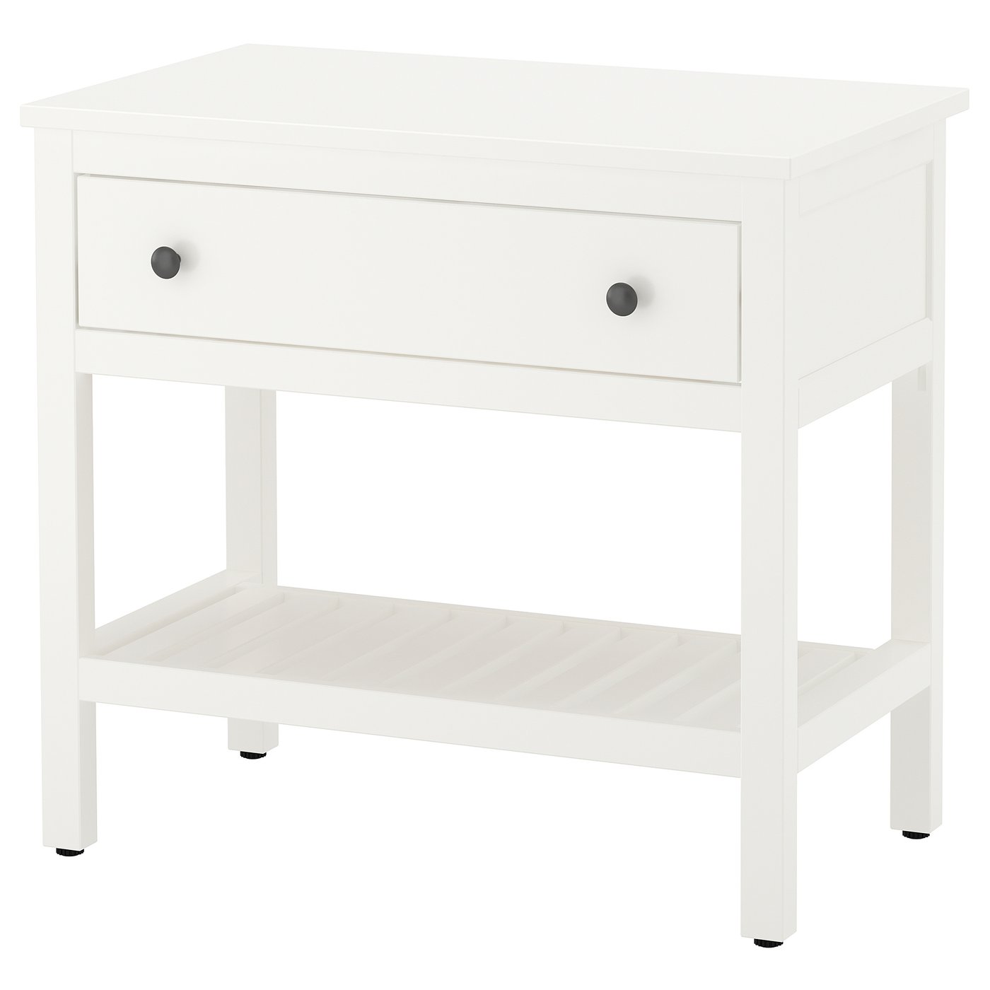 HEMNES open wash-stand with 1 drawer, white, 82x48x76 cm - IKEA