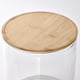 IKEA 365+ jar with tap, bamboo/clear glass, 4 l - IKEA