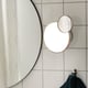 KABOMBA LED wall lamp with mirror, dimmable chrome-plated/glossy, 20 cm ...
