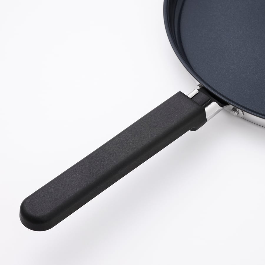MIDDAGSMAT crepe-/pancake pan, non-stick coating/stainless steel, 24 cm ...