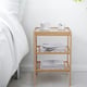 NESNA bedside table, bamboo, 40x30 cm - IKEA