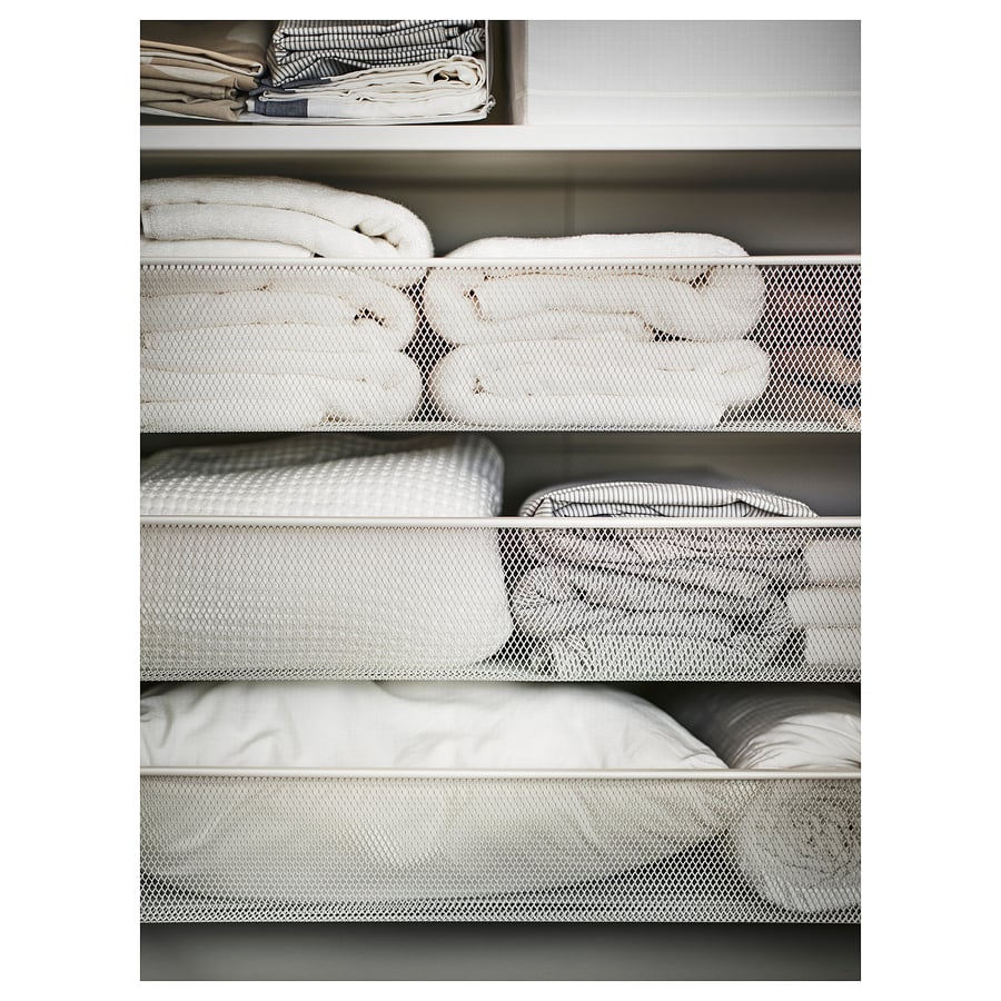 PAX / LINNABERG wardrobe combination, white/patterned, 100x60x236 cm - IKEA