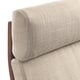 POÄNG armchair, brown/Hillared beige - IKEA