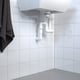 RÄNNILEN water trap w flexible pipe, 1 bowl - IKEA