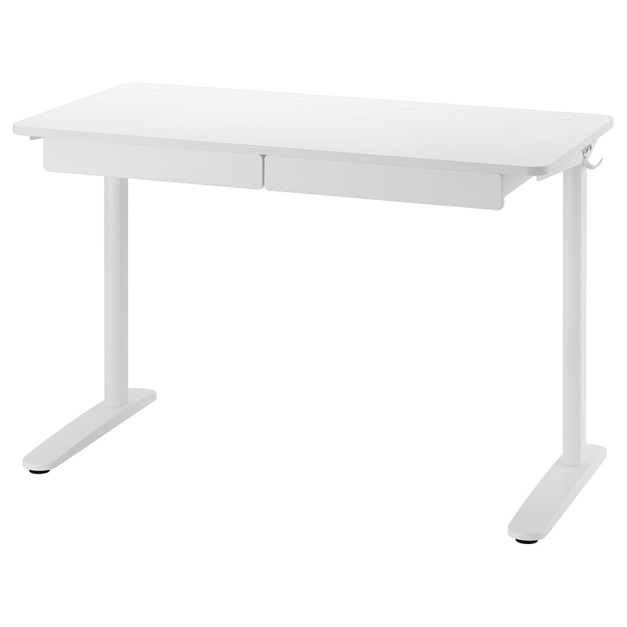 RELATERA desk combination, white, 117x60 cm - IKEA