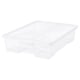 SAMLA box with lid, transparent, 79x57x18 cm/55 l - IKEA