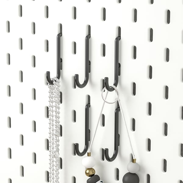 SKÅDIS hook, black - IKEA