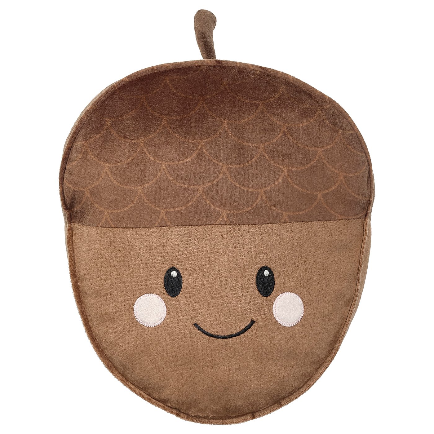 SKOGSDUVA cushion with pocket, acorn shaped/brown, 32x37 cm - IKEA