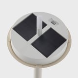 SOLVINDEN floor lamp, solar-powered/outdoor beige - IKEA