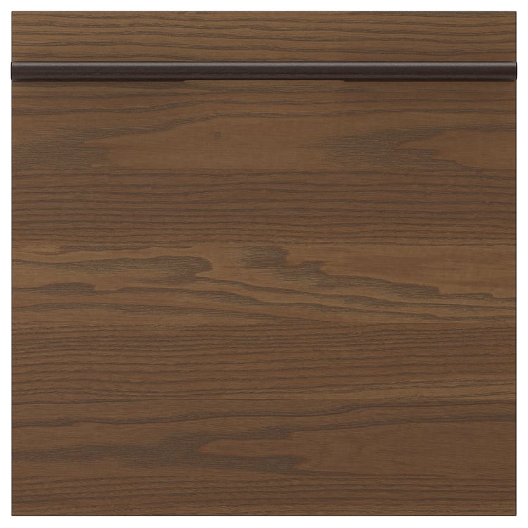 STENSTA drawer front, dark brown ash veneer, 40x40 cm - IKEA