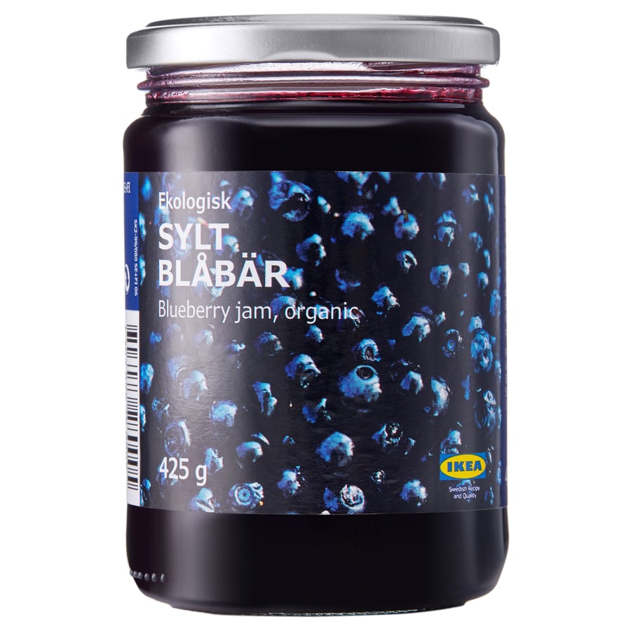 SYLT BLÅBÄR blueberry jam, organic, 425 g - IKEA